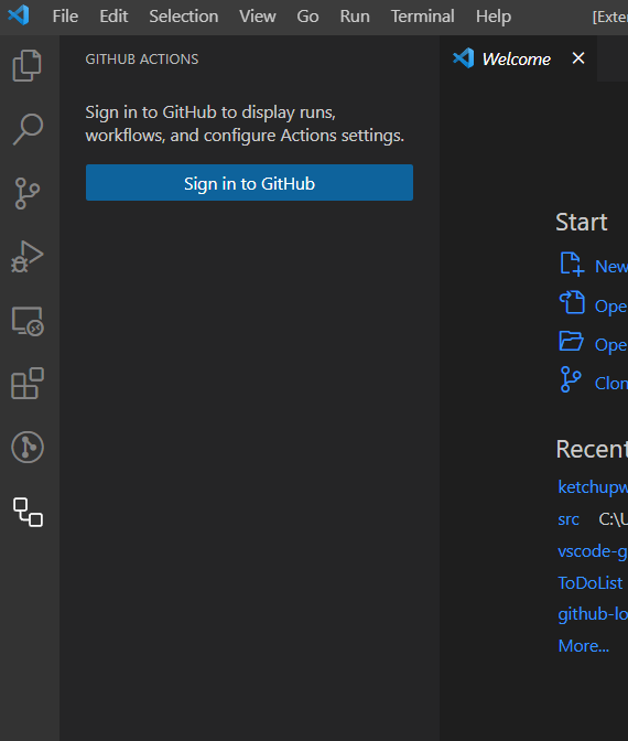 Sign out should clear view with workflows and ask you to sign in again · Issue #109 · github ...