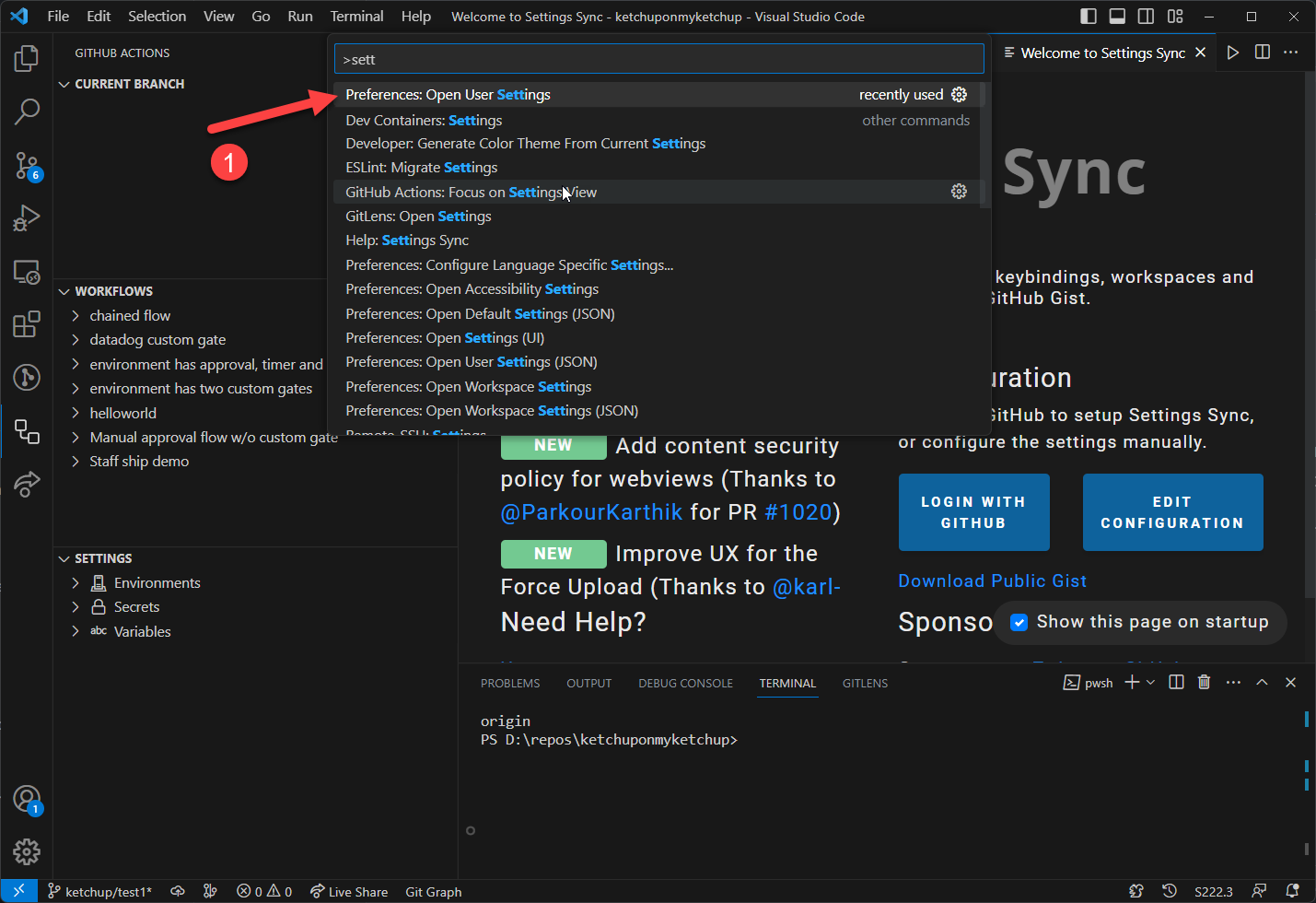 No Github Repositories Found · Issue 197 · Githubvscode Github Actions · Github 
