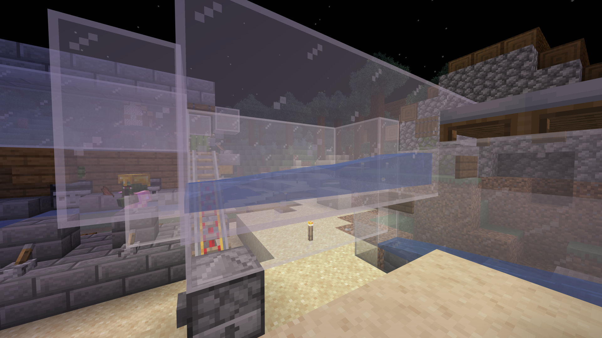 Bug with glass and water not showing through glass · Issue #5390 ...