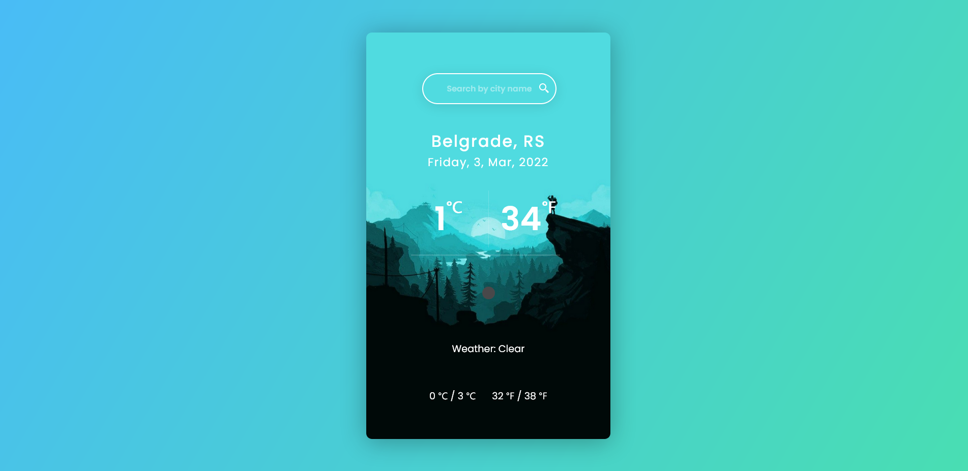 GitHub - Danijel00/Weather-project: Basic Weather app