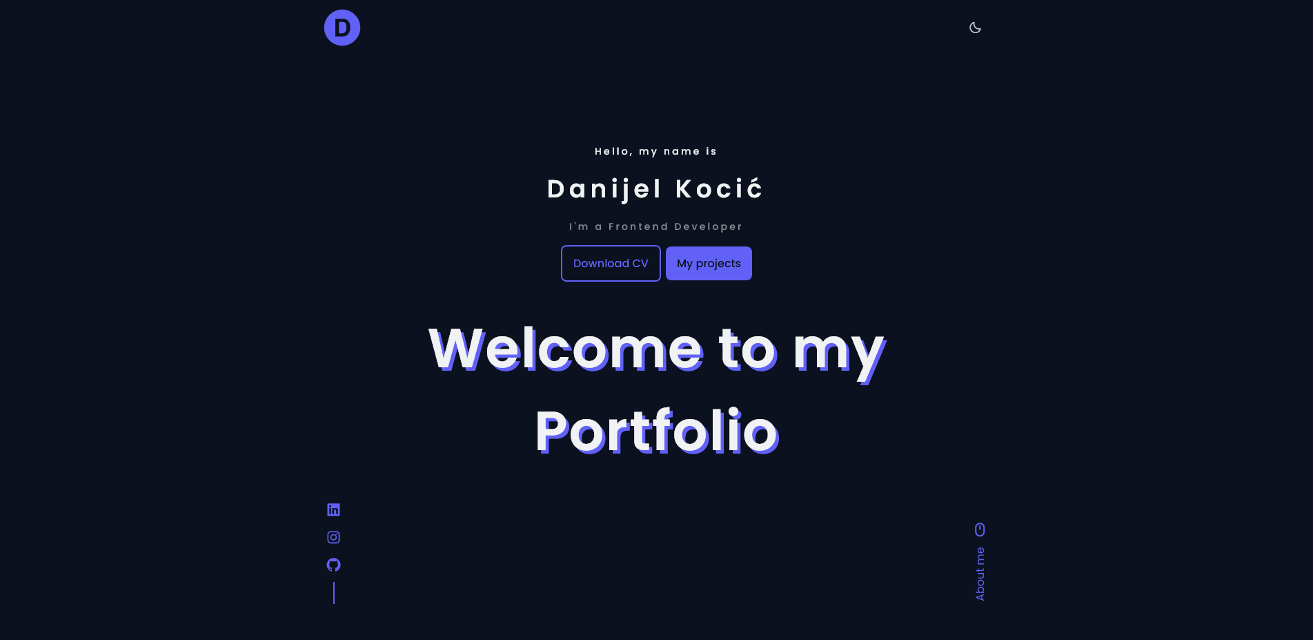 GitHub - Danijel00/Portfolio-second: Personal Portfolio