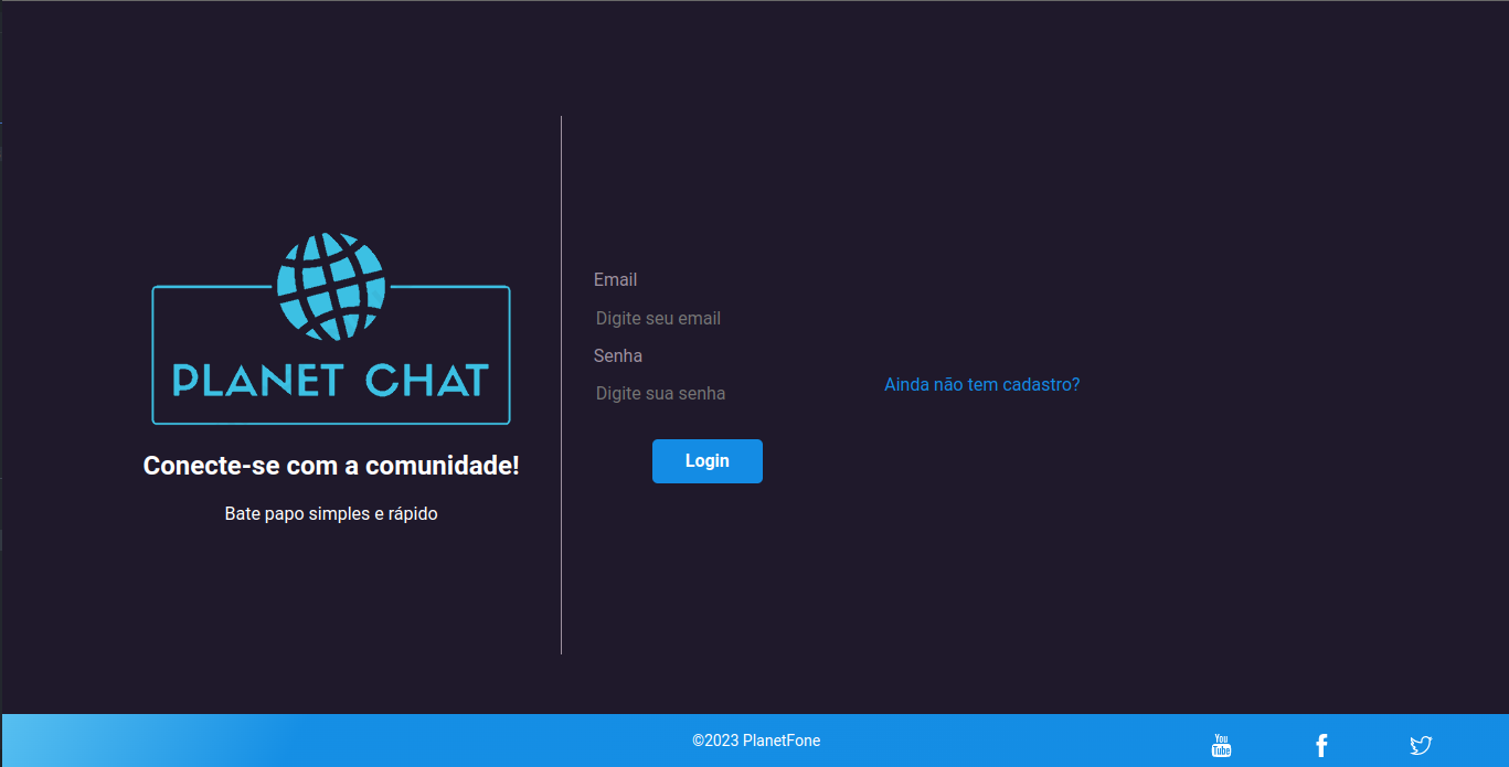 GitHub - P4ul0Silva/planetFoneChat: Aplicação de chat em tempo real ...