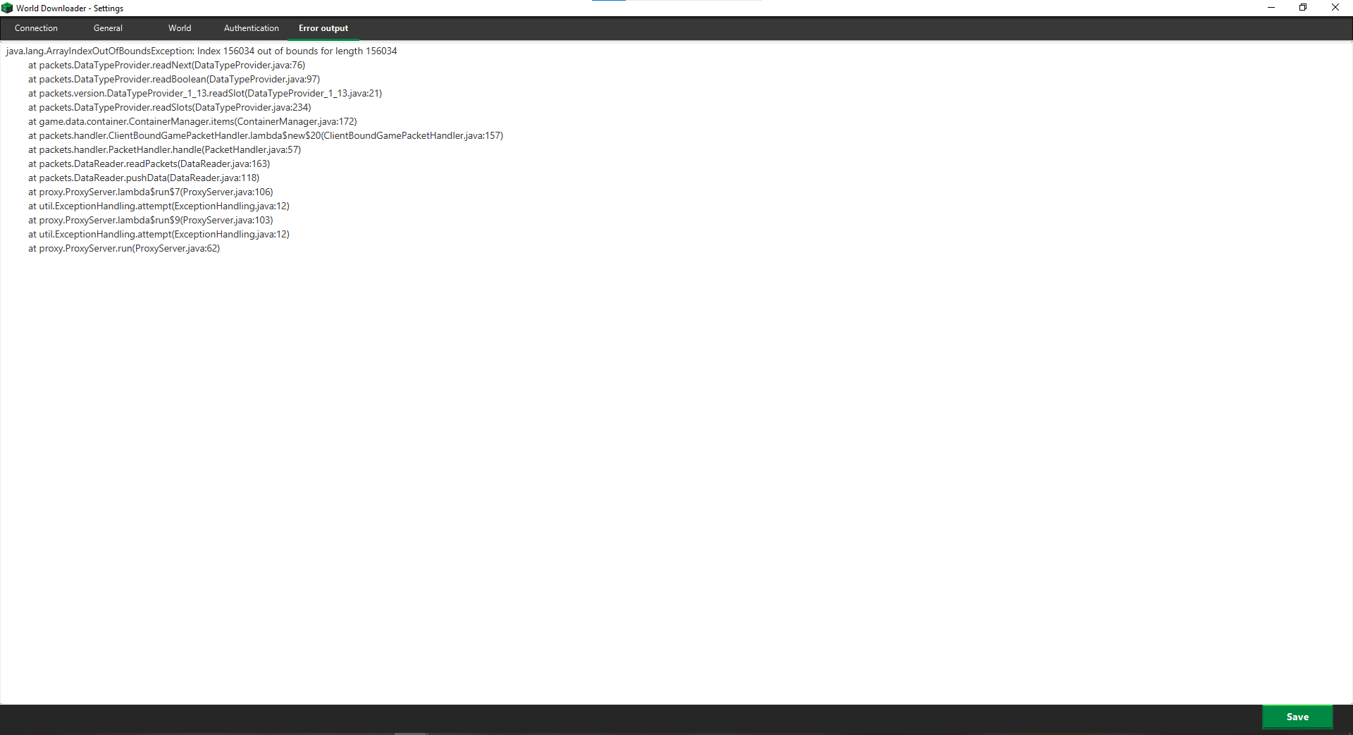 Error when trying to open chests or any other container on 1.17.1 · Issue #176 · mircokroon ...