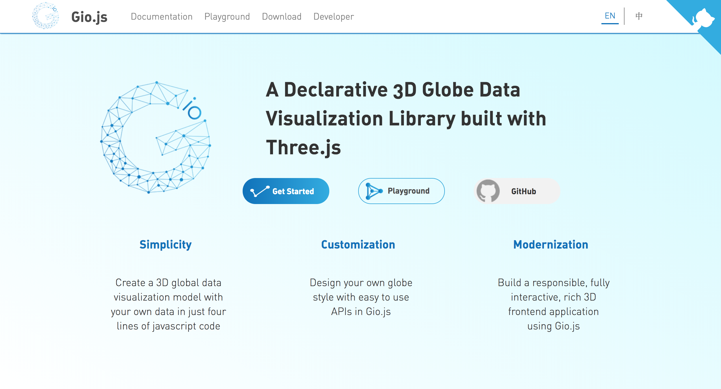Gio.js: 一个基于 Three.js 的 Web3D 地球数据可视化库 [自荐] · Issue #286 · 521xueweihan ...