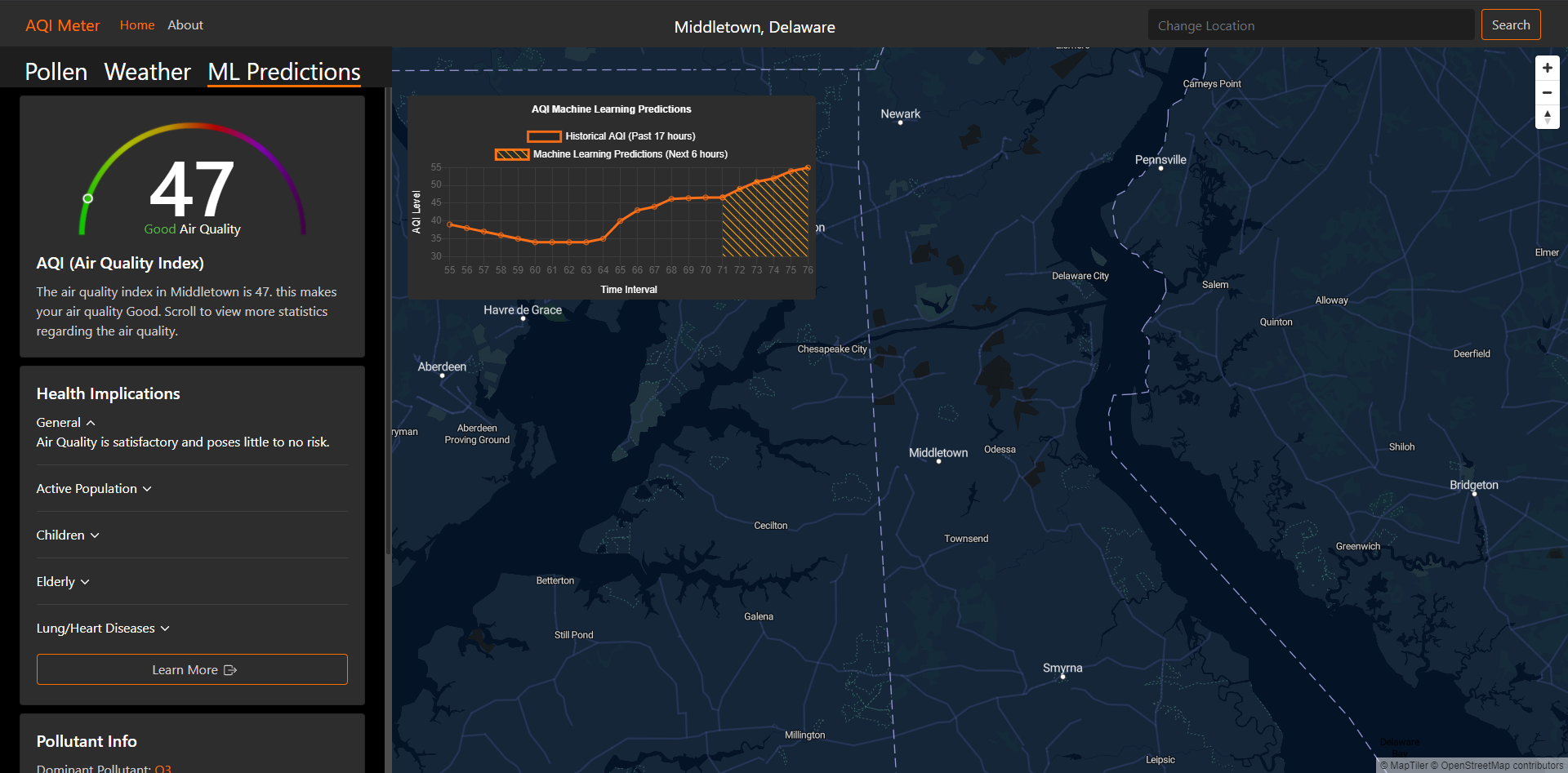 GitHub - ved-tiwari/AQI-Meter: View air quality, pollen, and weather ...