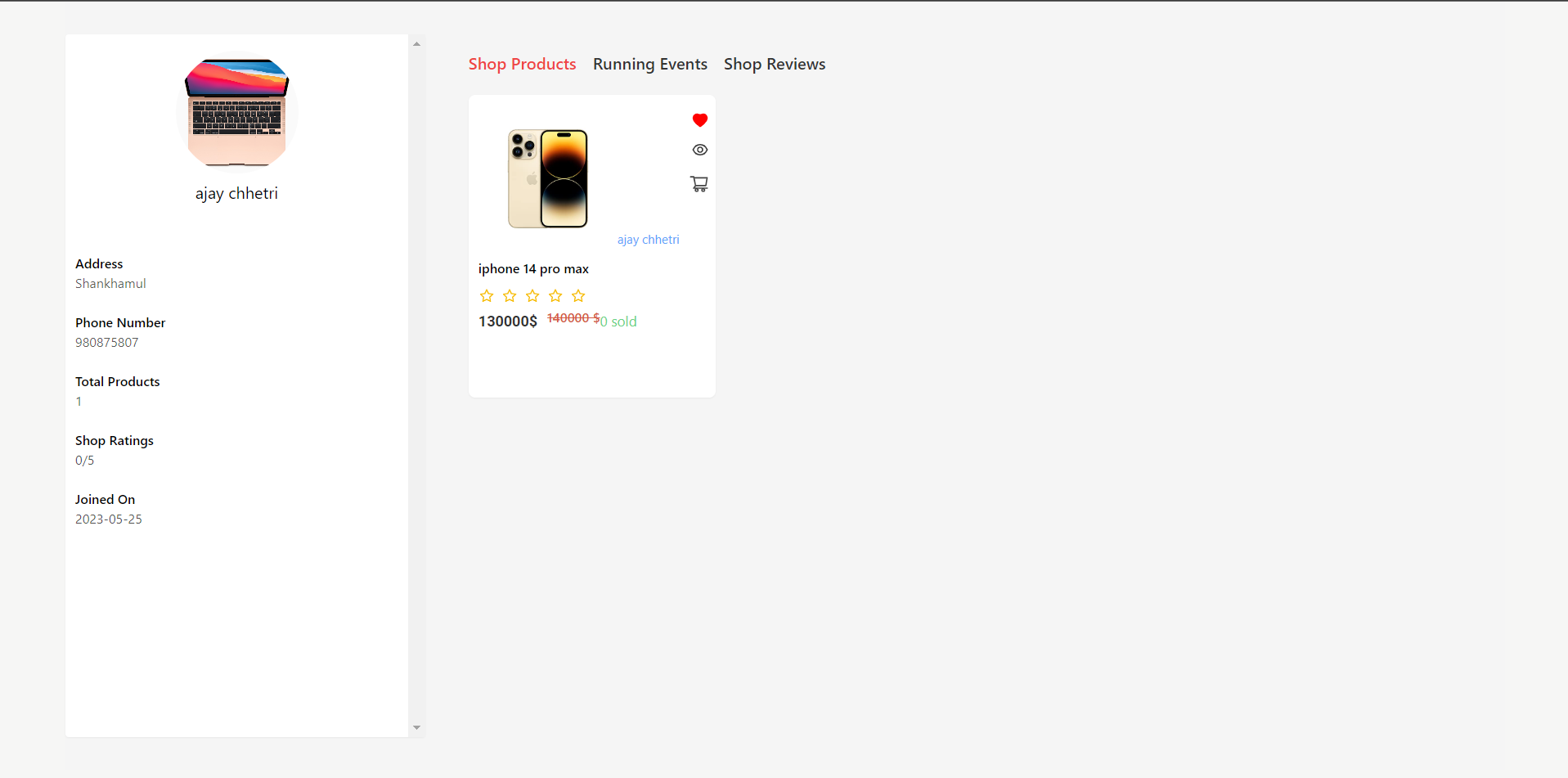 GitHub - icchigoo/e-store: This multi-vendor ecommerce platform features user and shop ...