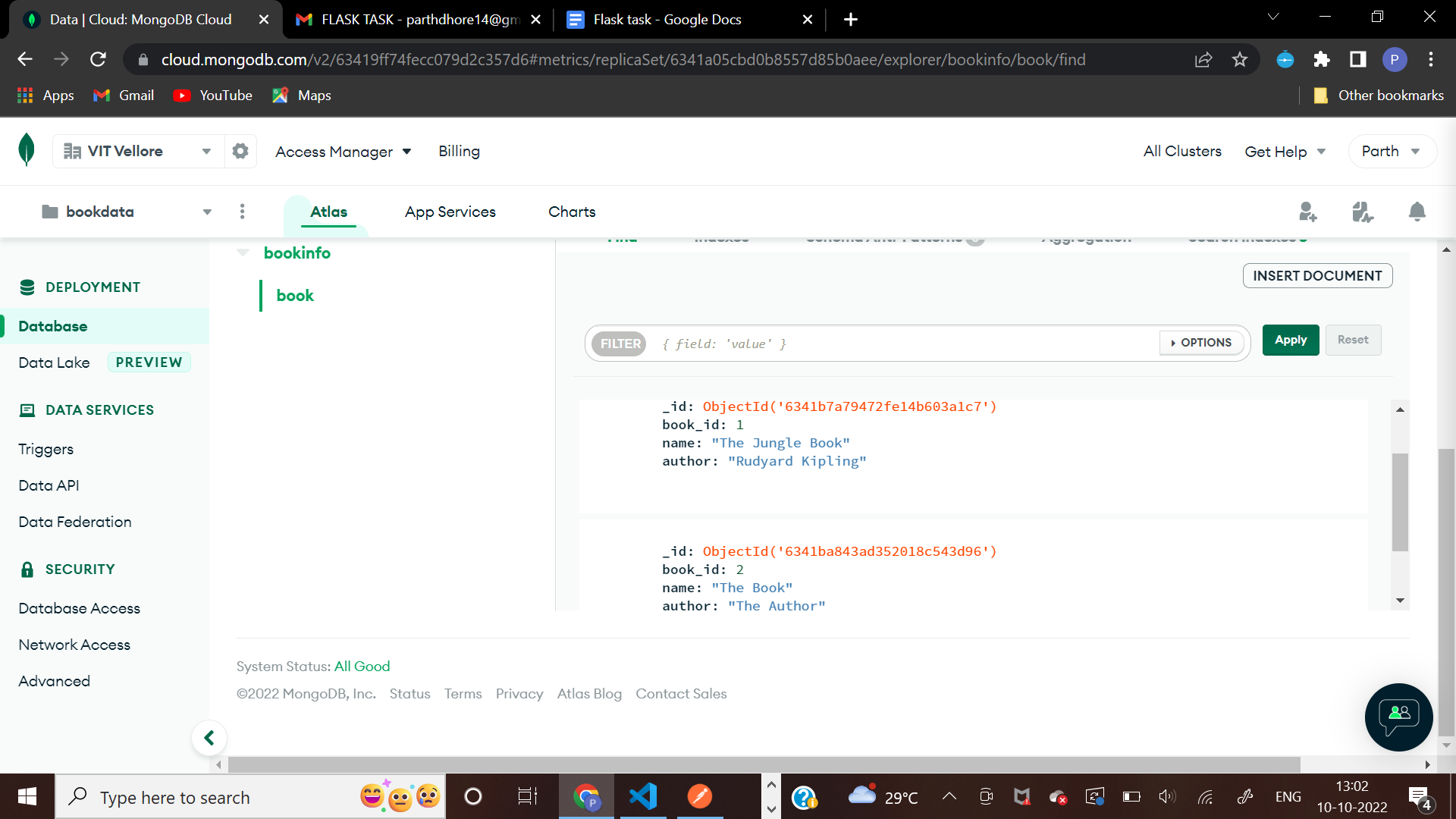 GitHub - ParthDhore/FlaskTask: CRUD operations on mongodb atlas using flask
