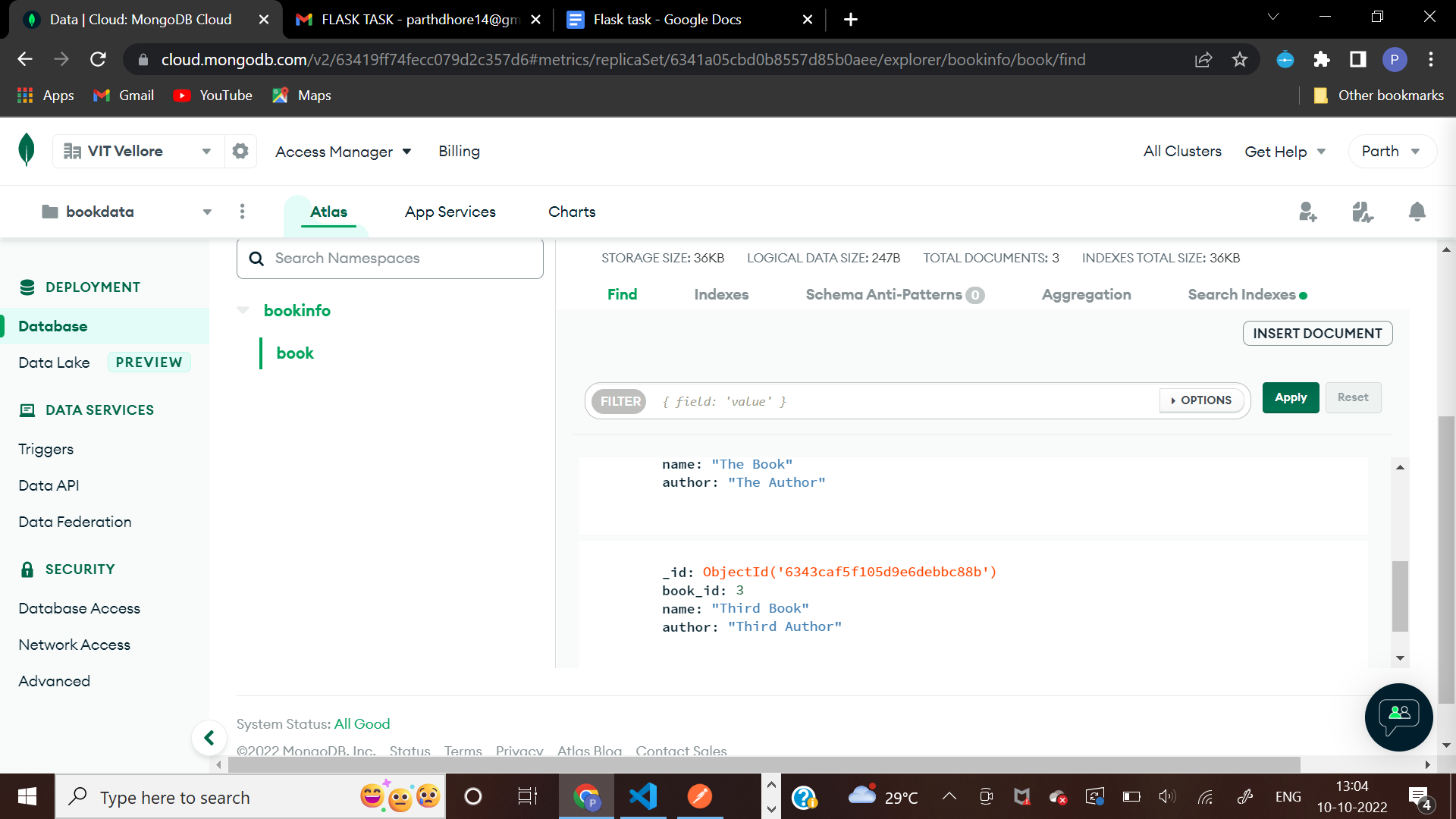 GitHub - ParthDhore/FlaskTask: CRUD operations on mongodb atlas using flask
