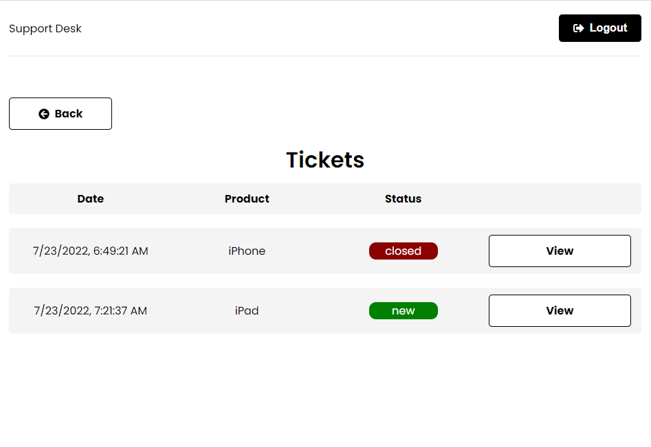 Github Rajpaul8supportdeskmernstackapp Support Desk Application Using Mern Stack As Part