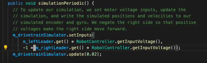 Inverted motor inputs in the Java Example `SimpleDifferentialDriveSimulation` · Issue #3907 ...