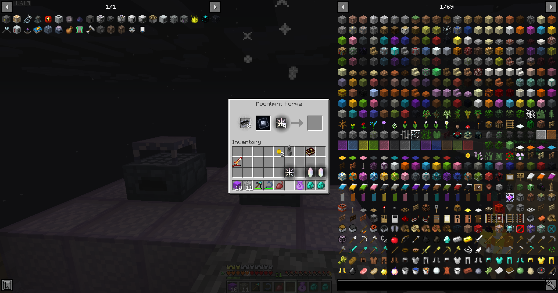 Moonlight forge Recipe for infinity ingot broke? · Issue #145 ...