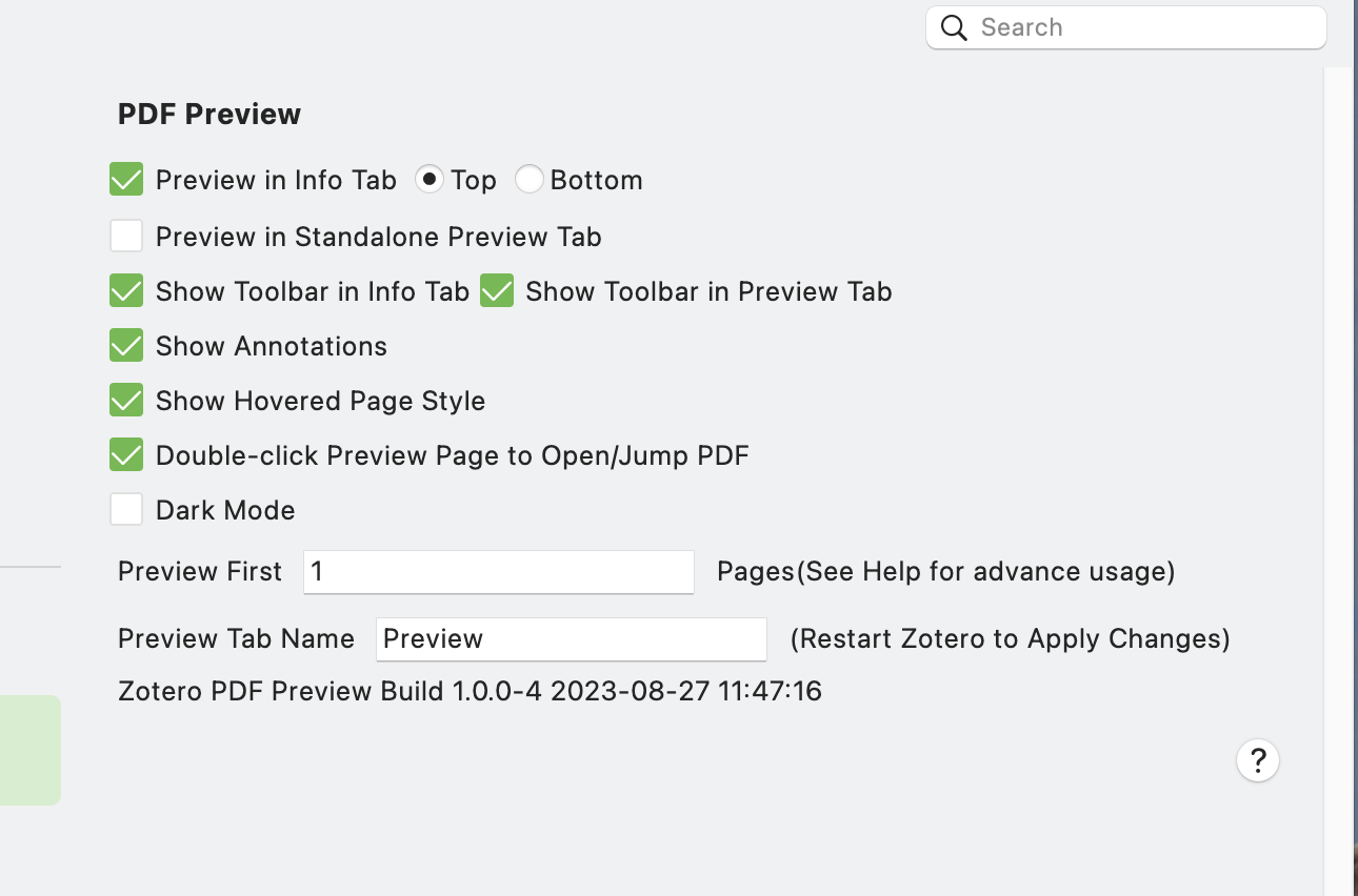 Beta4 -PDF preview in top info pane have additional vertical space ...
