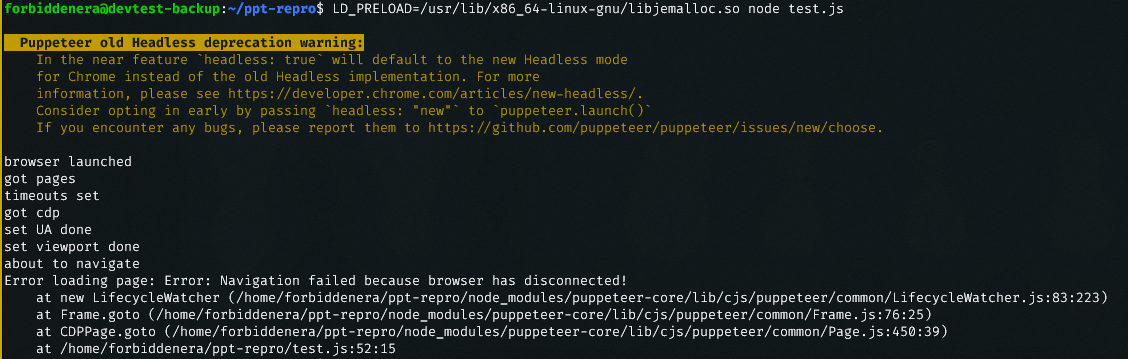 [Bug]: headless: 'new' Chrome crashing instantly issue? (Linux) · Issue #10265 · puppeteer ...