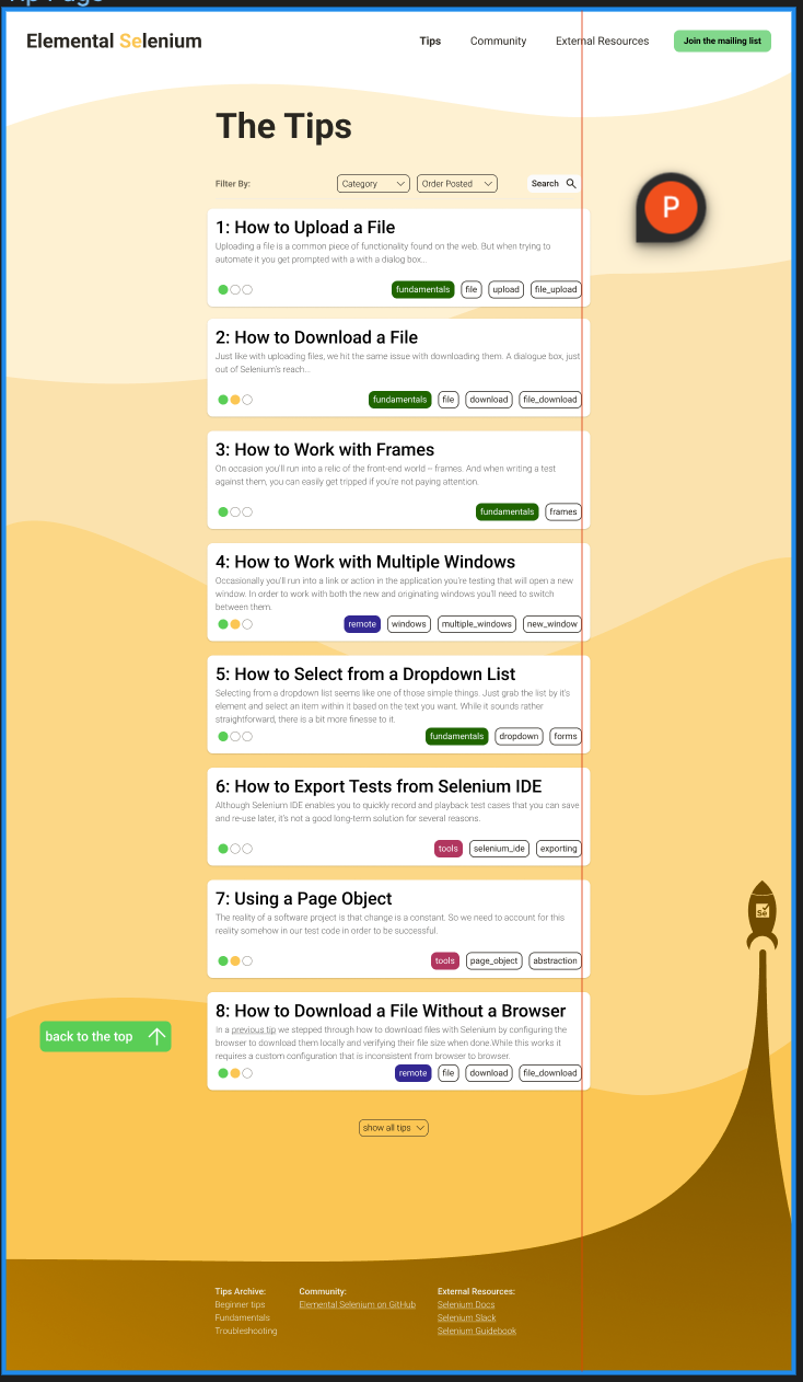 [Dev][Tips] Dynamically fetch list of tips · Issue #384 · saucelabs/elemental-next · GitHub