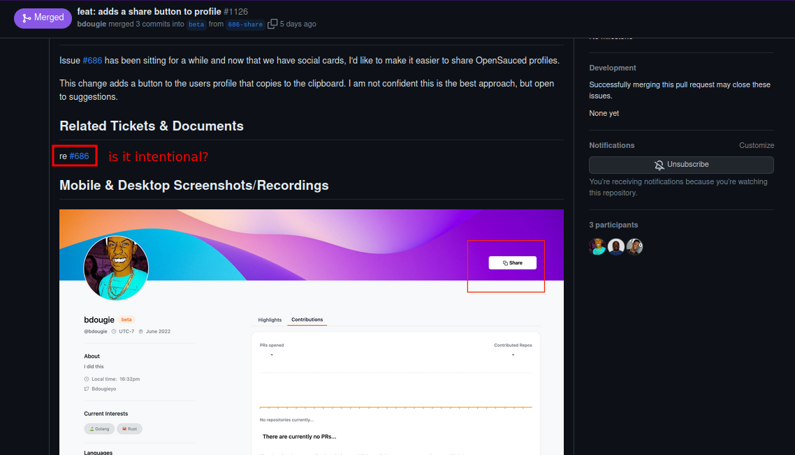 Feature: Share button · Issue #686 · open-sauced/app · GitHub