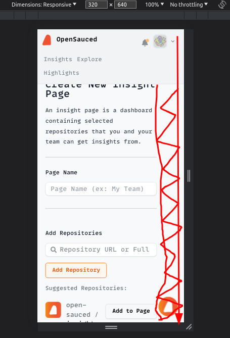 Chore: remove extra spaces on mobile in the hub pages · Issue #1573 · open-sauced/app · GitHub