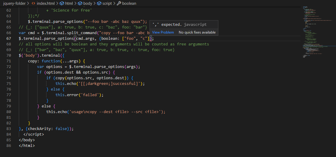 Add example to each option and function in api_reference · Issue #22 · jcubic/jquery.terminal ...