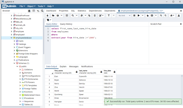GitHub - fengrujie0721/Employee-Data-Analysis-Using-SQL: 6 employee ...