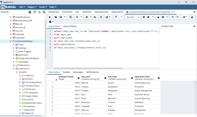GitHub - fengrujie0721/Employee-Data-Analysis-Using-SQL: 6 employee ...