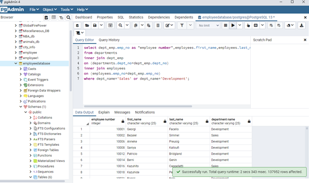 GitHub - fengrujie0721/Employee-Data-Analysis-Using-SQL: 6 employee ...