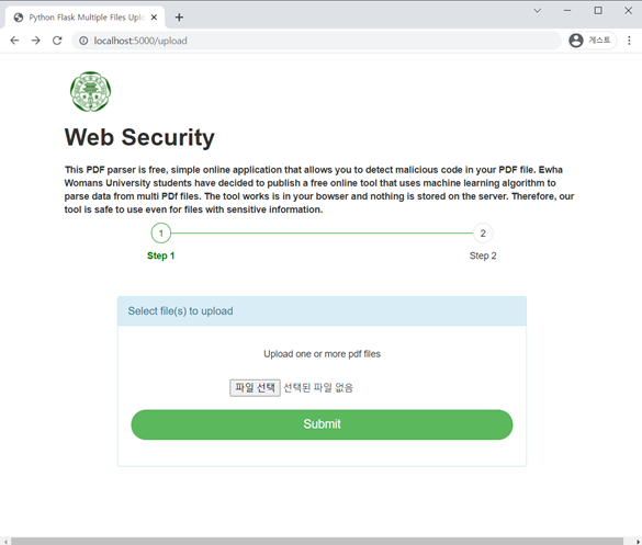Github Harloxx Web Security Detects Malicious Pdfs Through Machine