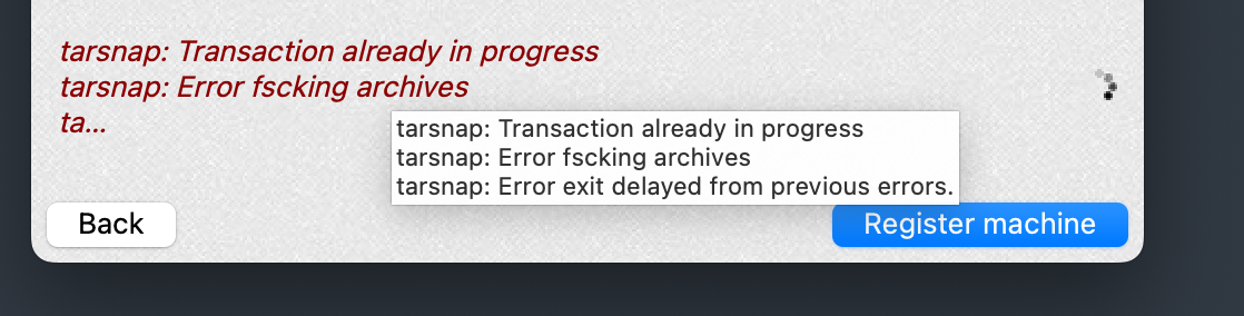 Improve macOS support · Issue #560 · Tarsnap/tarsnap-gui · GitHub