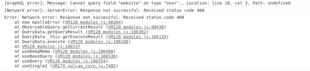 withSingle2 not returning Error prop on fragment issue · Issue #2480 · VulcanJS/Vulcan · GitHub