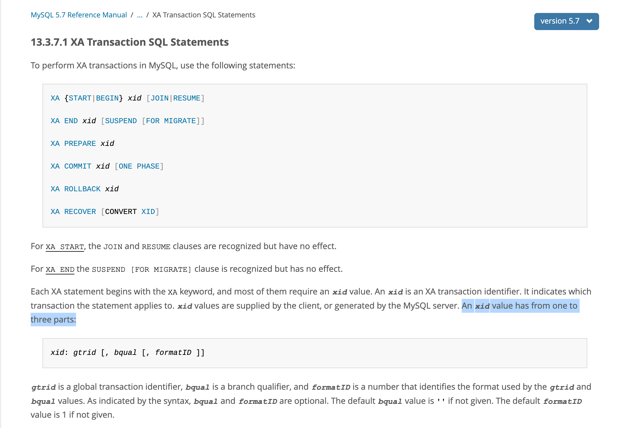 Druid解析xa语句时不支持有逗号连接的xid · Issue 4979 · Alibaba Druid · Github