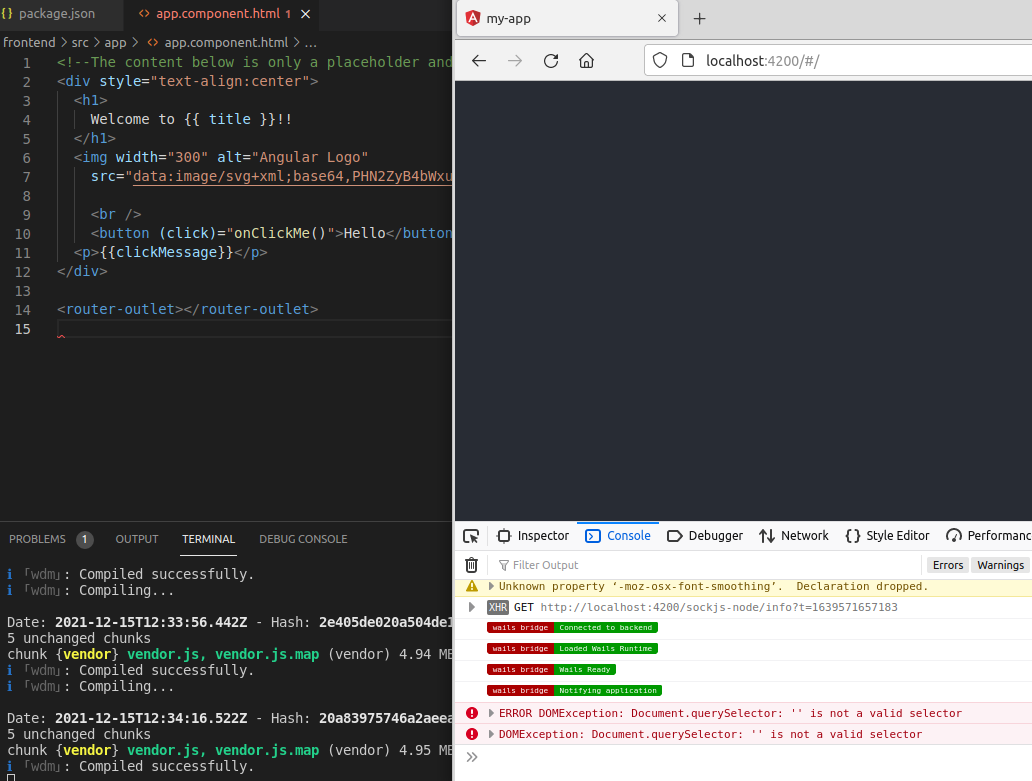 wails serve and npm run serve does not work for angular 8 project · Issue #1023 · wailsapp/wails ...