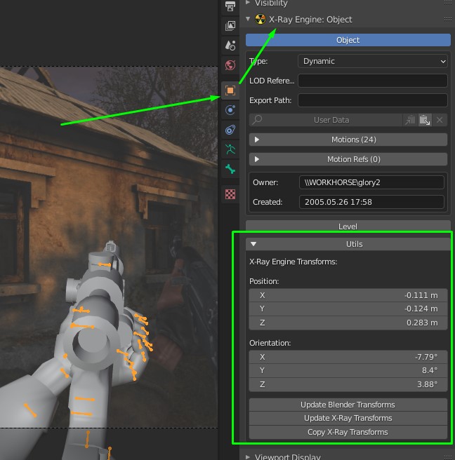 Изменять положение оружия ТЧ и CS/CoP в конфиге через Blender · Issue #371 · PavelBlend/blender ...