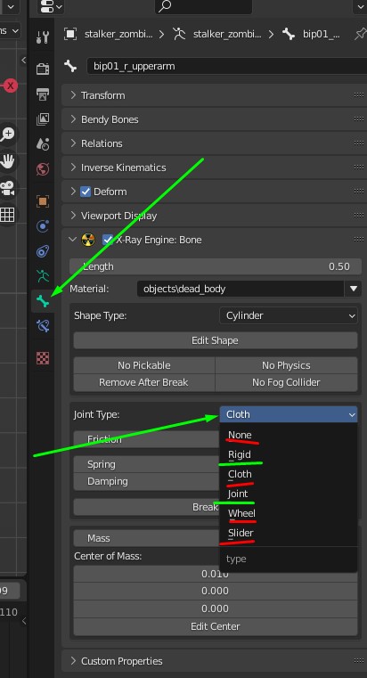 Кости сломаны, по крайней мере, у мертвых · Issue #450 · PavelBlend/blender-xray · GitHub