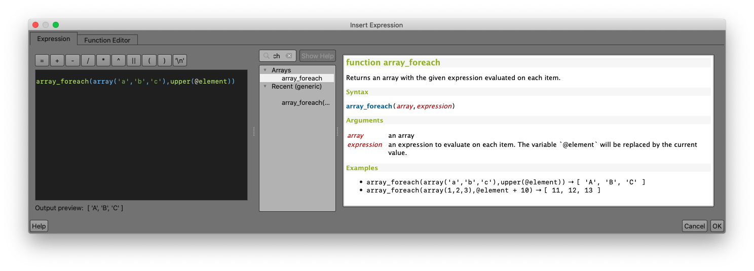 Preview Of Expression Involving Custom Variables Is Not Working In