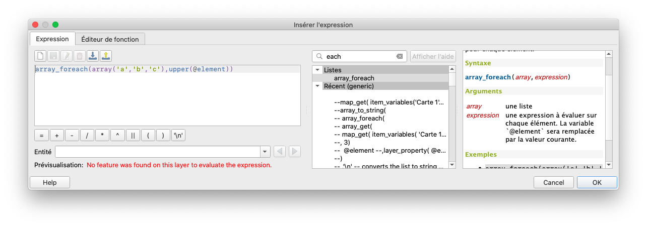 Preview Of Expression Involving Custom Variables Is Not Working In