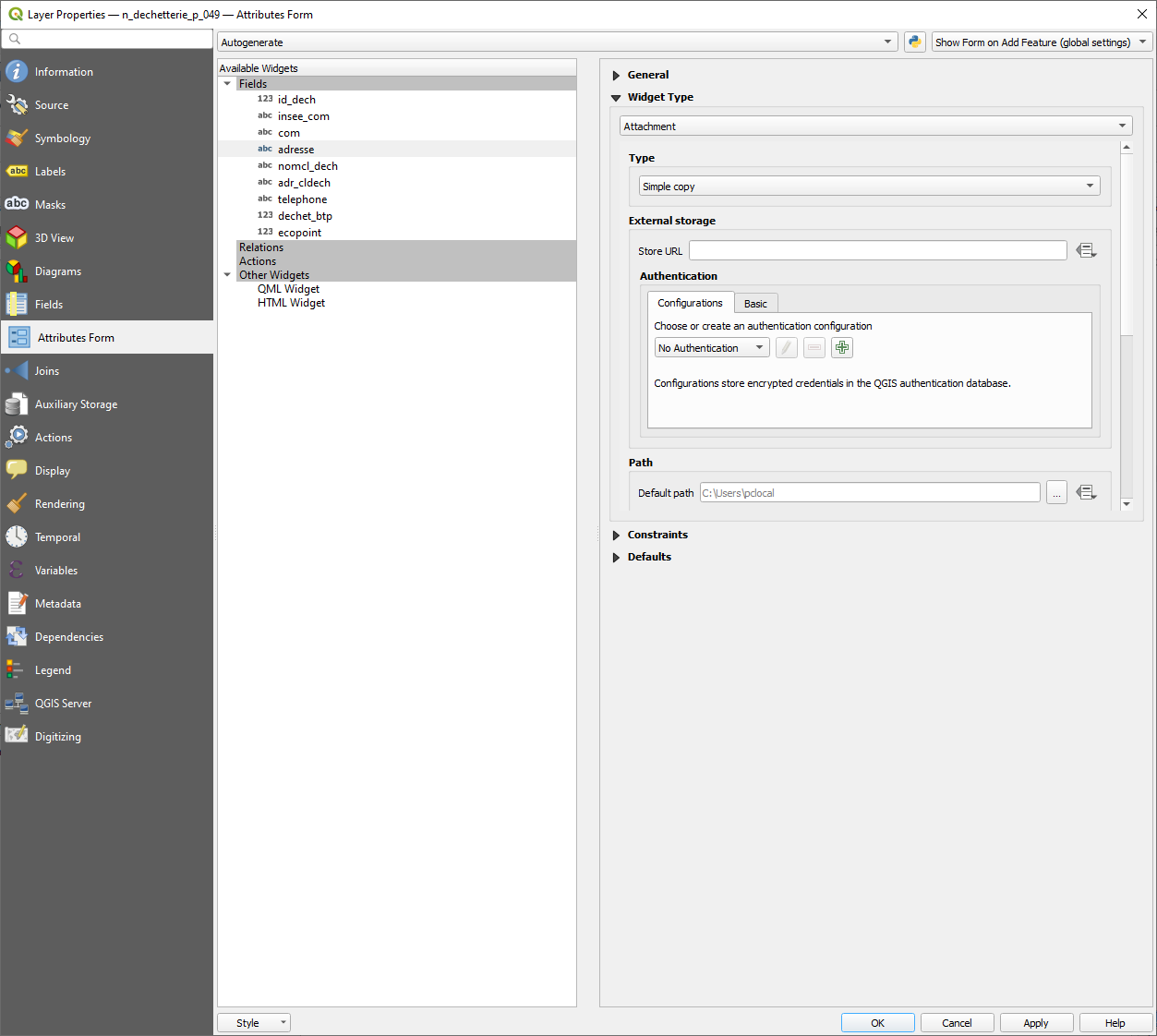 Being able to view/resize embedded long scrollable widgets · Issue #44896 · qgis/QGIS · GitHub
