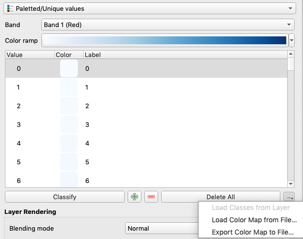 [FEATURE] Implement saving paletted raster renderer color tables · Issue #1799 · qgis/QGIS ...
