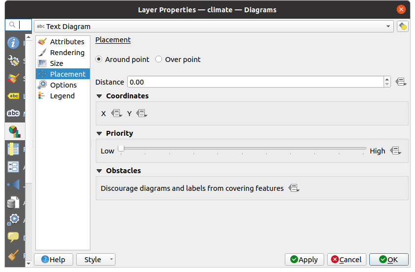Move The Discourage Diagrams From Covering Features Setting Request In Qgis · Issue 5879 