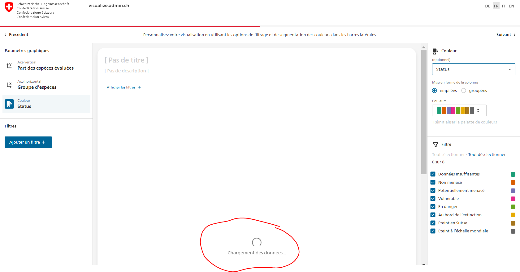 Problem loading data "Status" for Dataset Red lists · Issue #510 · visualize-admin/visualization ...