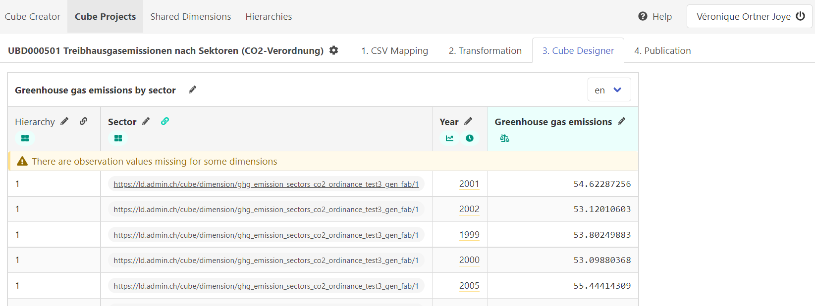 Shared Dimension - Term edition - Only the URL of the term displays in the edition window ...
