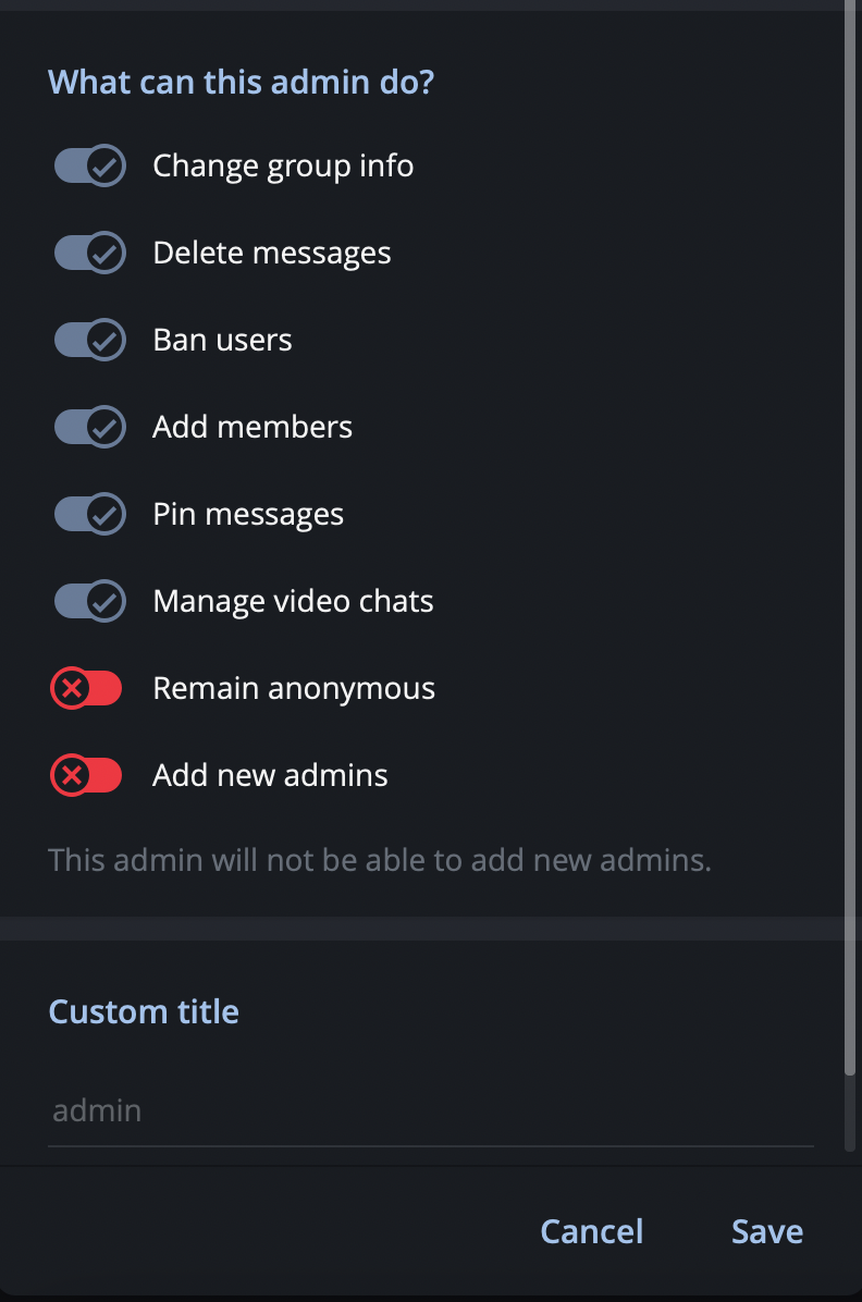 anonymous=True and add_admins=True doesn't work in edit_admin request · Issue #3980 · LonamiWebs ...
