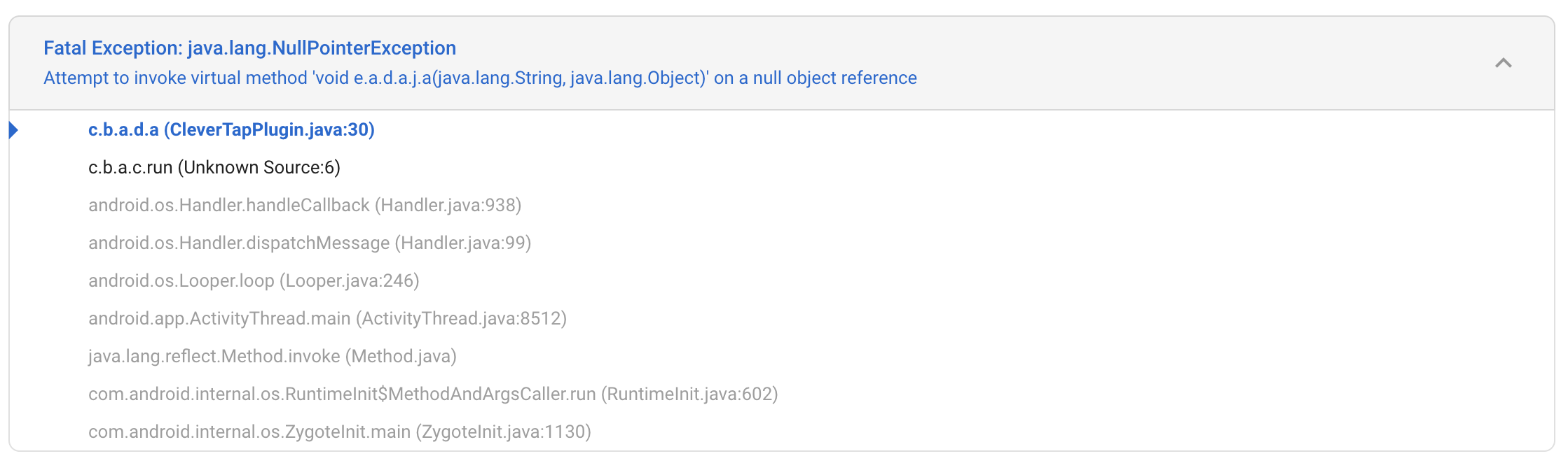 CleverTap Plugin 1.2.2 NullPointerException · Issue #58 · CleverTap/clevertap-flutter · GitHub