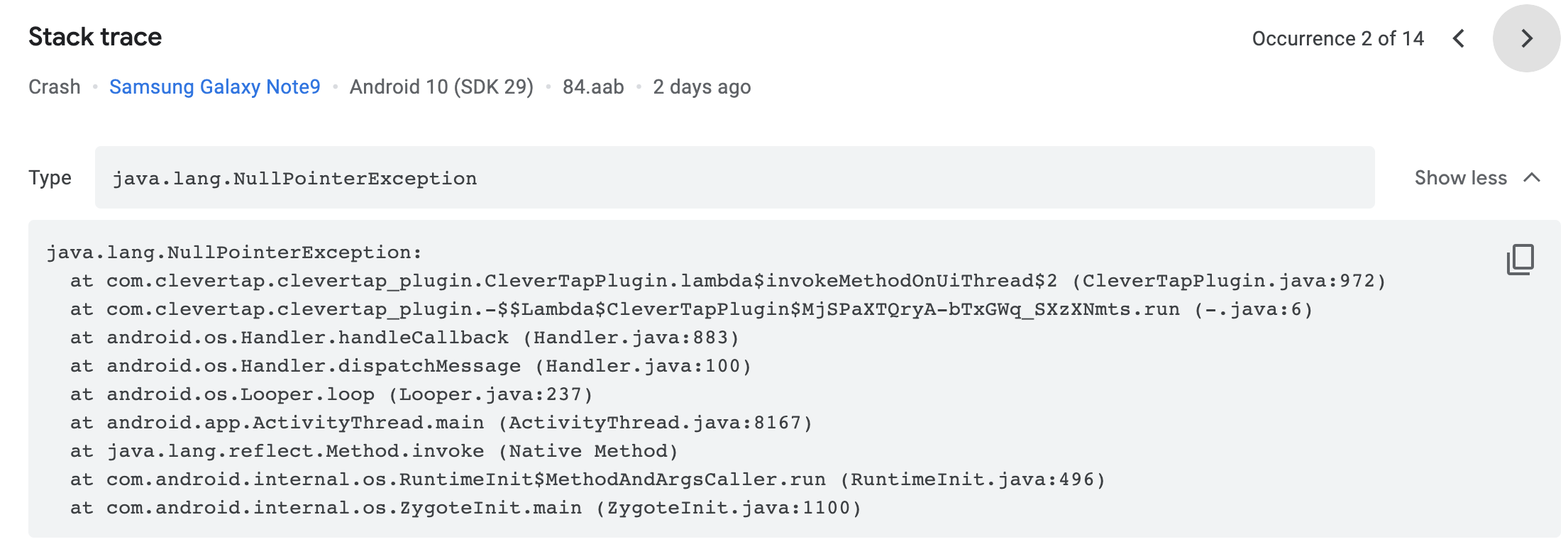 CleverTap Plugin 1.2.2 NullPointerException · Issue #58 · CleverTap/clevertap-flutter · GitHub