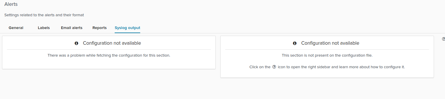 Config on-demand empty sections · Issue #682 · wazuh/wazuh-splunk · GitHub
