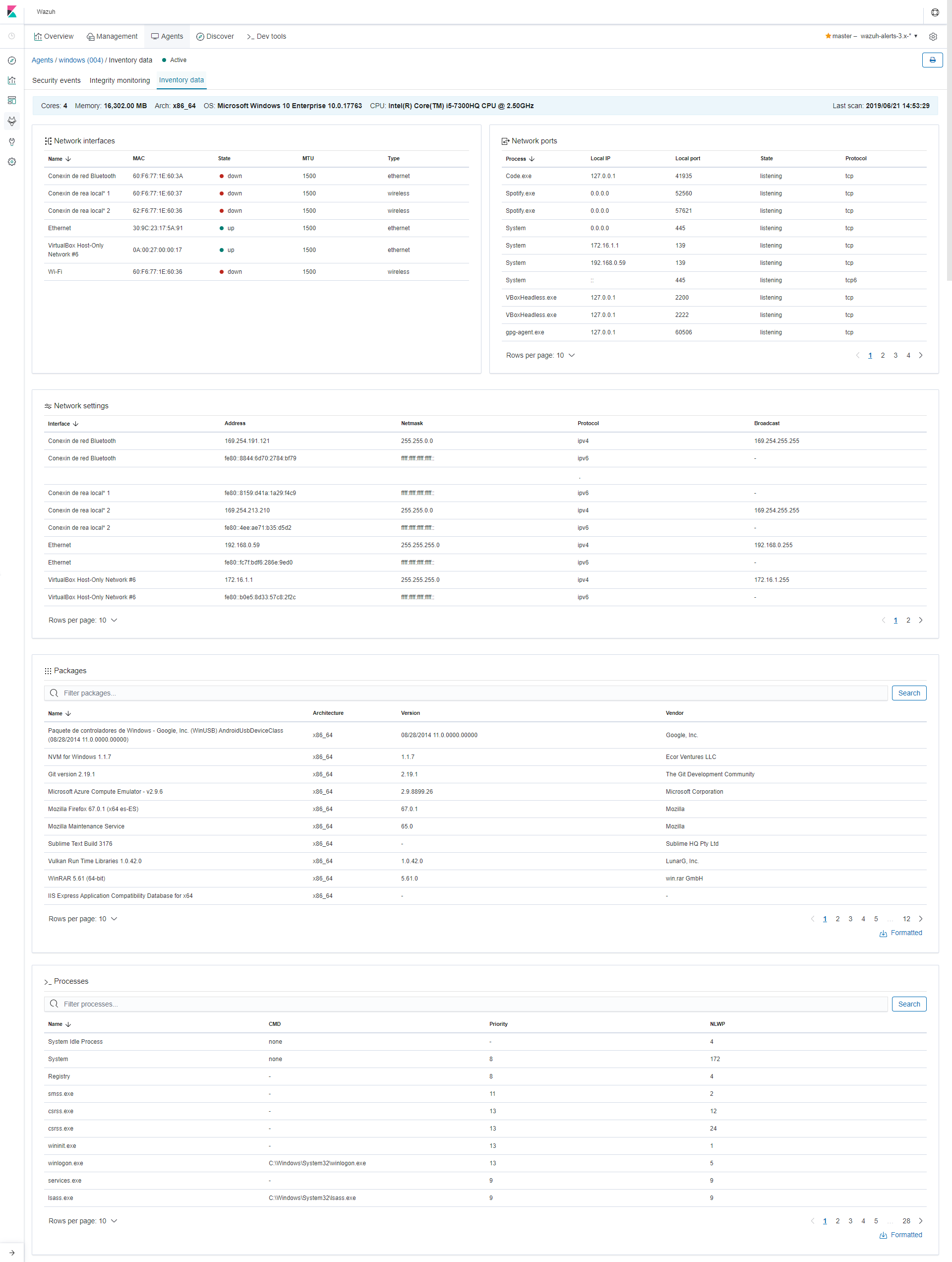 Elastic Search template error(while loading kibana) and having issues registering agents ...