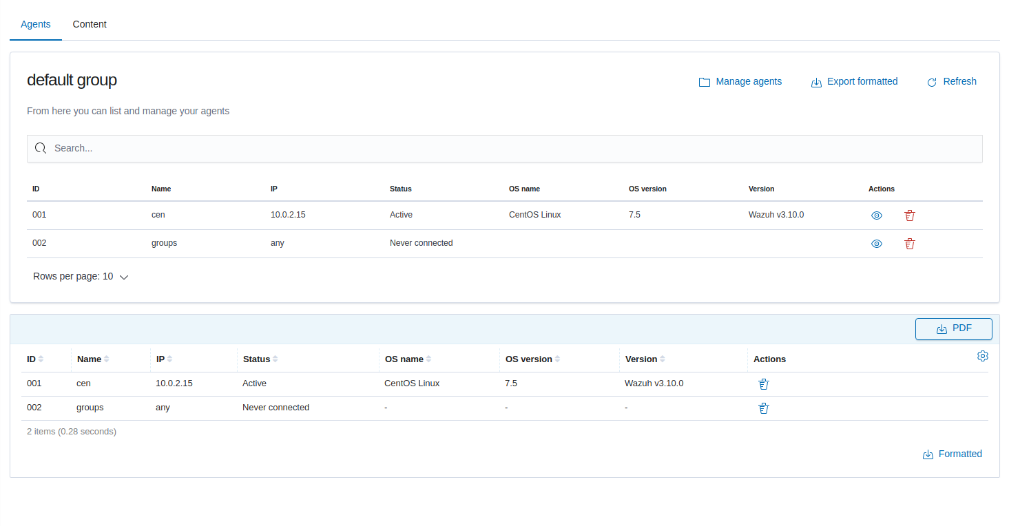 Redesign tables using react EuiTables · Issue #1829 · wazuh/wazuh-dashboard-plugins · GitHub