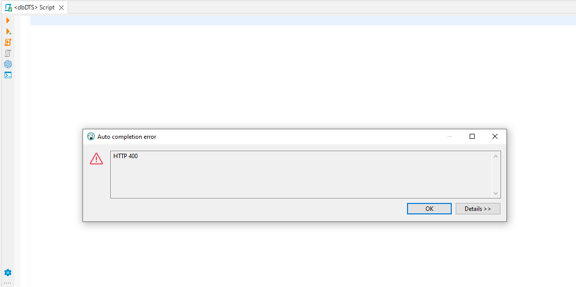 I'm unable to use GPT getting multiple error message when I click ...
