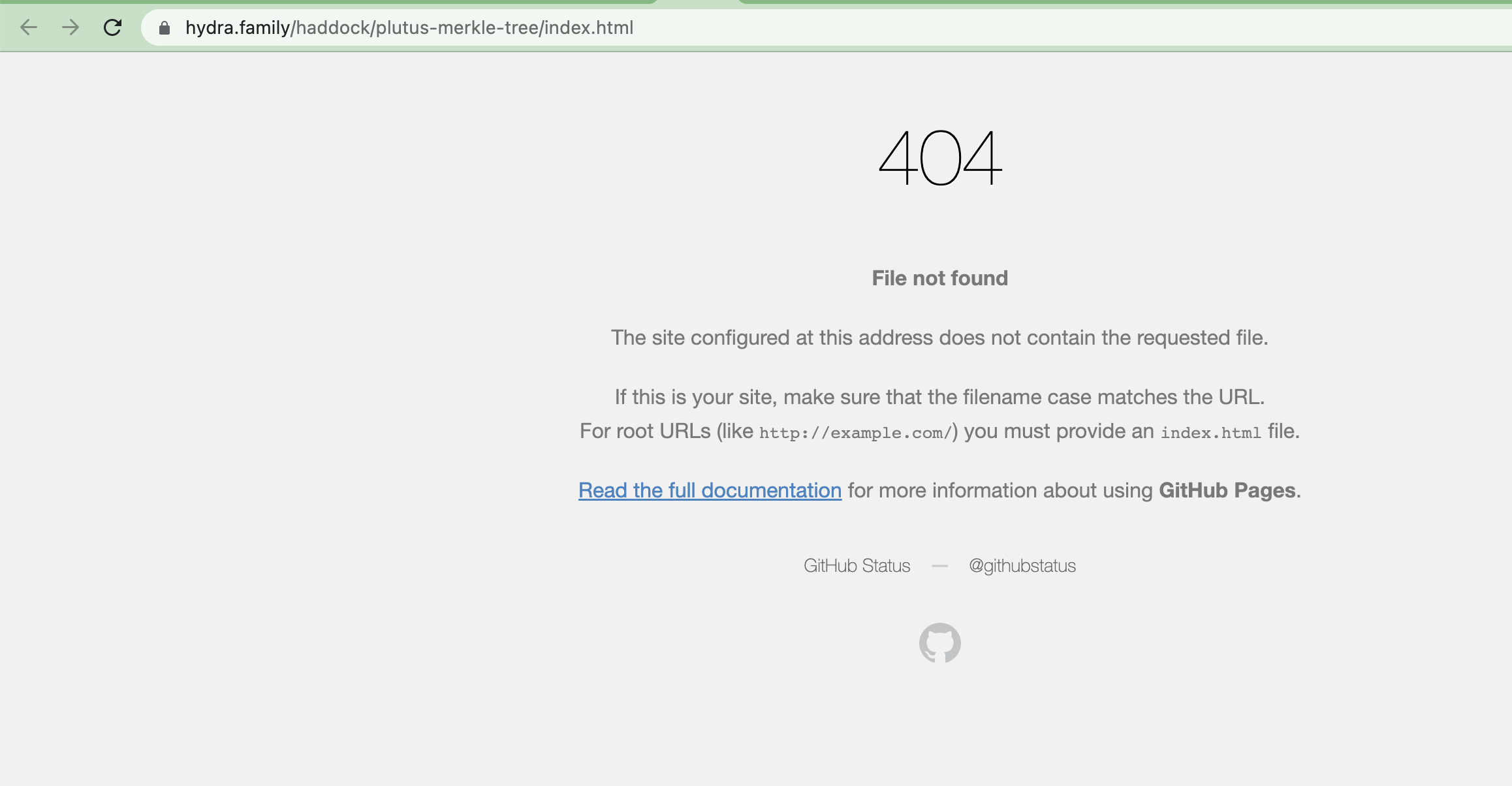 Links to Haddock from hydra.family are broken · Issue #289 · cardano-scaling/hydra · GitHub