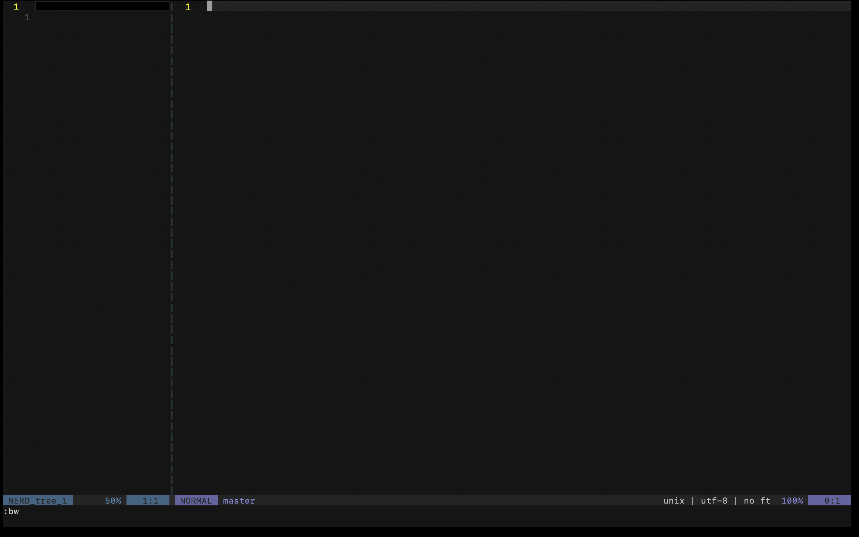 When having one window and no NERDTree, lightline is not appearing · Issue #489 · itchyny ...