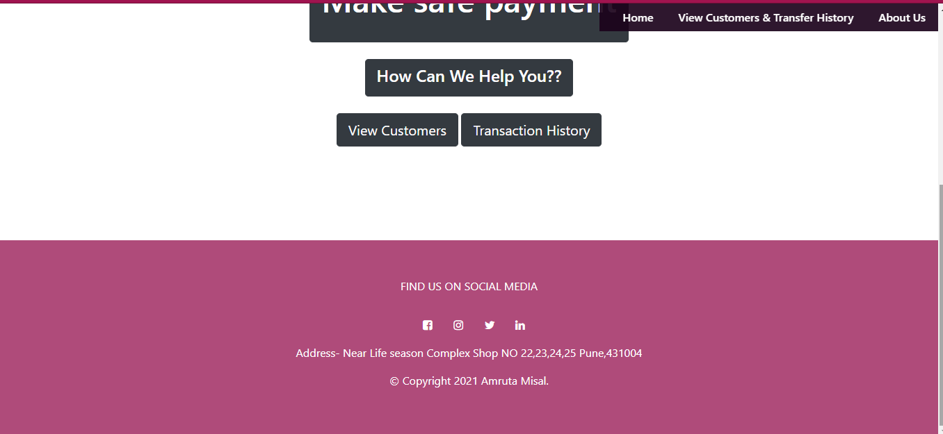 GitHub - amruta-07/Basic-banking-system.github.io: This is my first repository