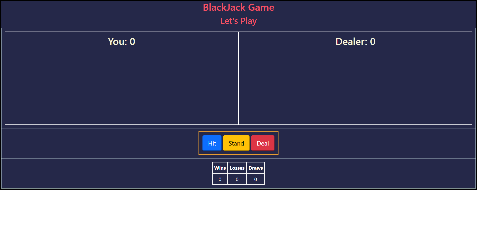 BlackJack Game · Issue #385 · swapnilsparsh/30DaysOfJavaScript · GitHub BlackJack Game · Issue #385 · swapnilsparsh/30DaysOfJavaScript · GitHub